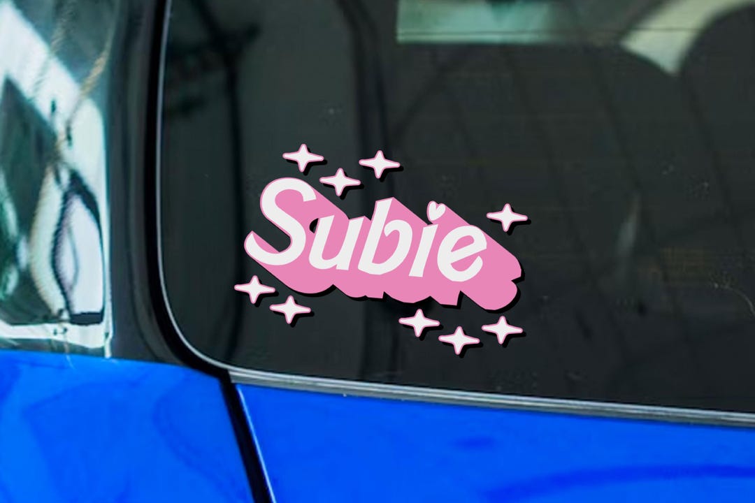 Subie Girl | Car Vinyl Window Decal - Etsy