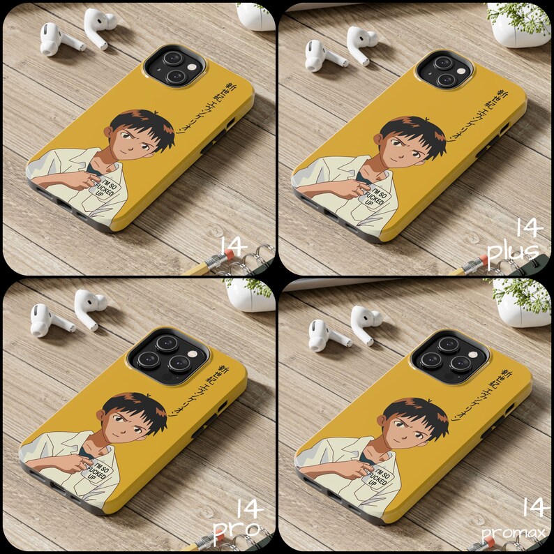 Neon Genesis Evangelion Shinji Phone Case Cover / iPhone Google Pixel ...