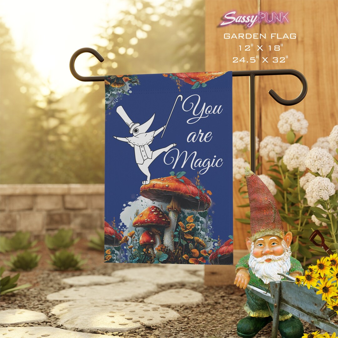 You Are Magic Excalibur Soul Eater Mushrooms Garden Flag House Banner ...