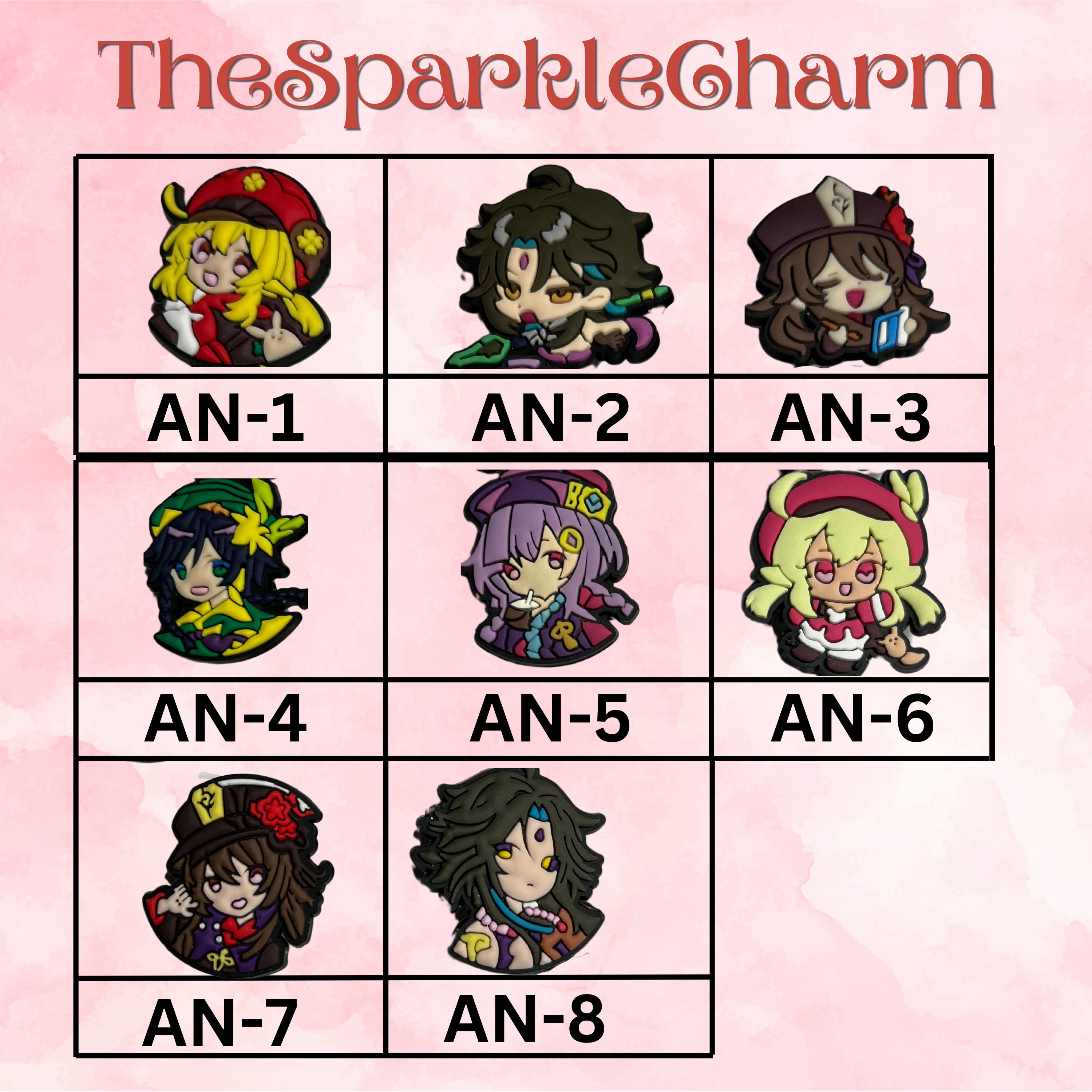 Anime Croc Charms, PVC Charms, Shoe Decor, Jibbitz, Girly Charms, Shoe ...