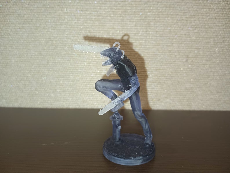 Denji Demon Form Chainsaw Man Series 3D Resin Print on Sale - Etsy ...