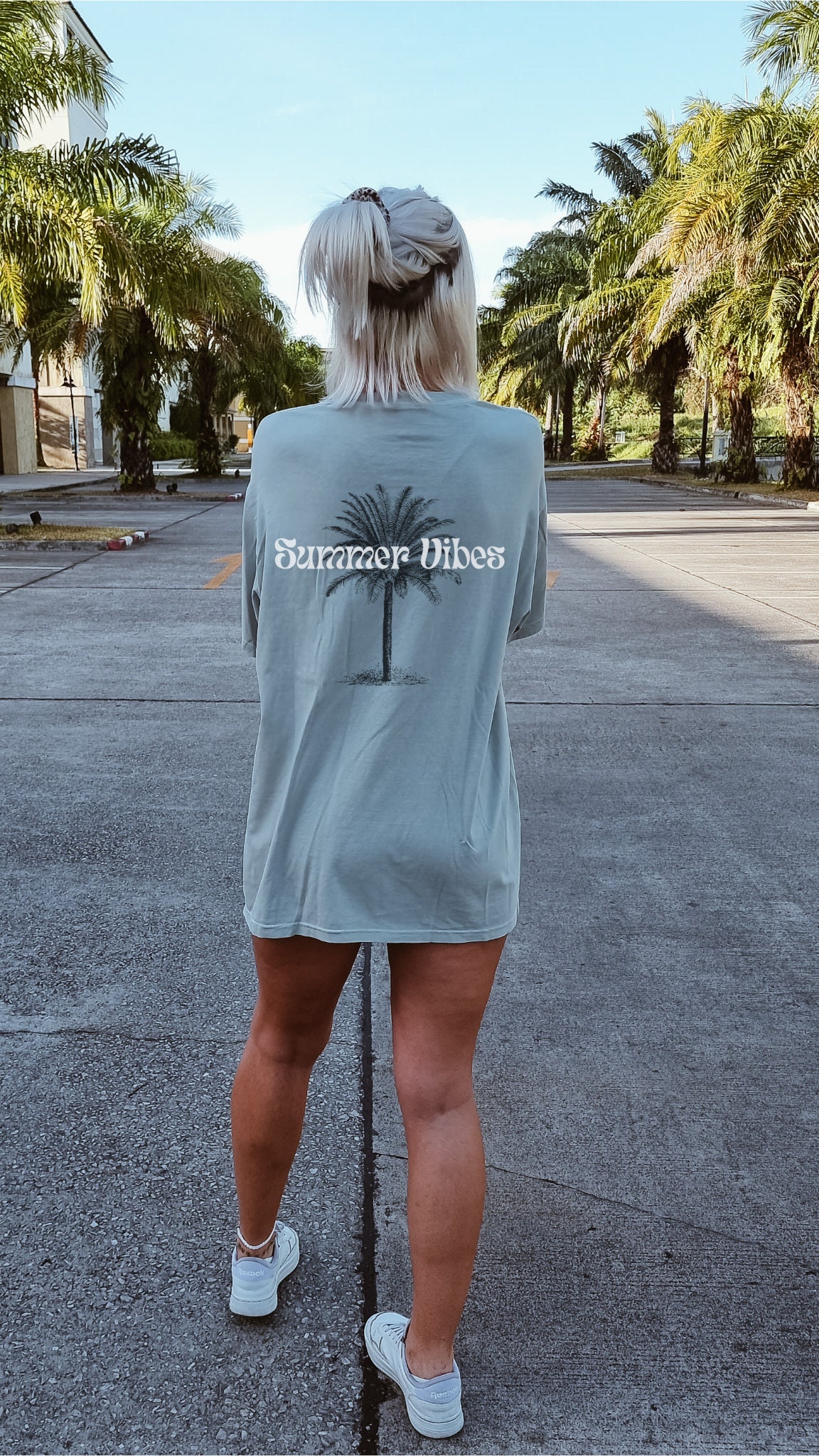 Summer Vibes Oversized Comfort Colors Top Sunkissed Beach Tees Hot ...