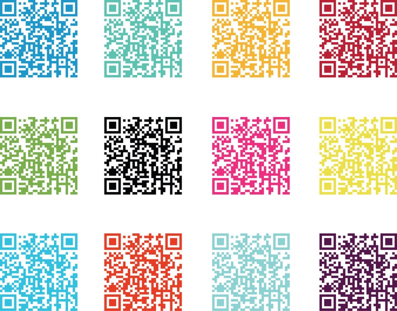 Custom QR Code Png Svg Jpg QR Small Businesses Digital Download for ...