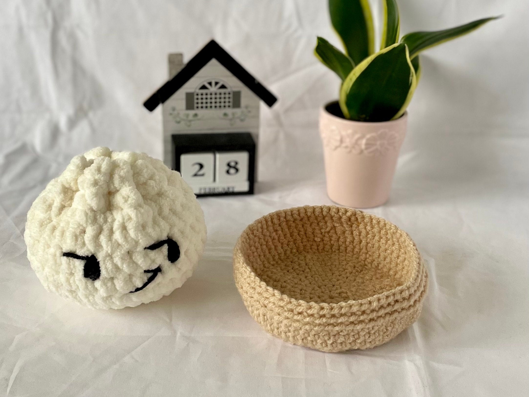 Custom Crochet Dumpling (xiao Long Bao) Plushie Amigurumi | Couple Gift ...