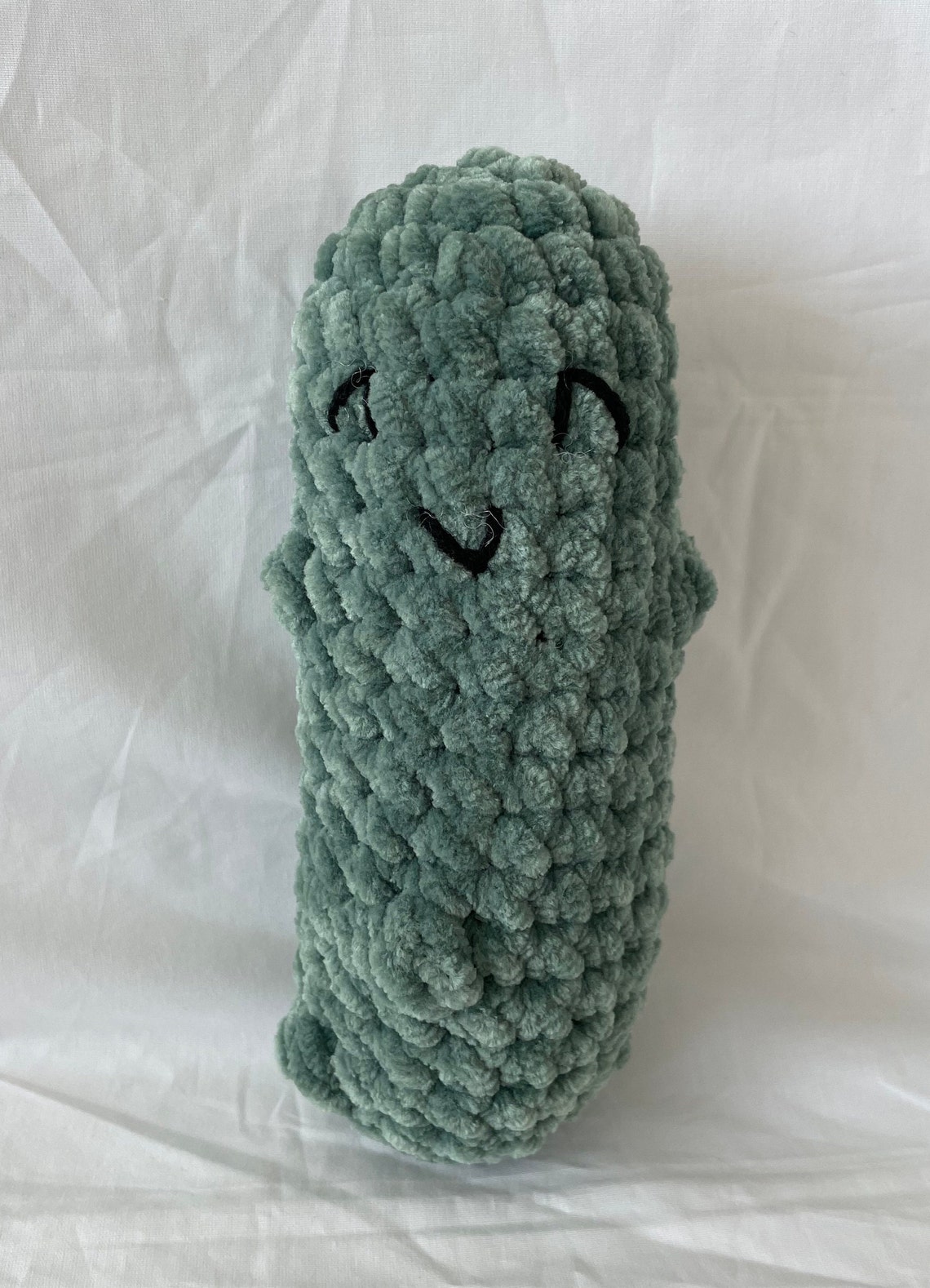 Custom Crochet Pickle Plushie, Emotional Support Pickle, Big Dill ...