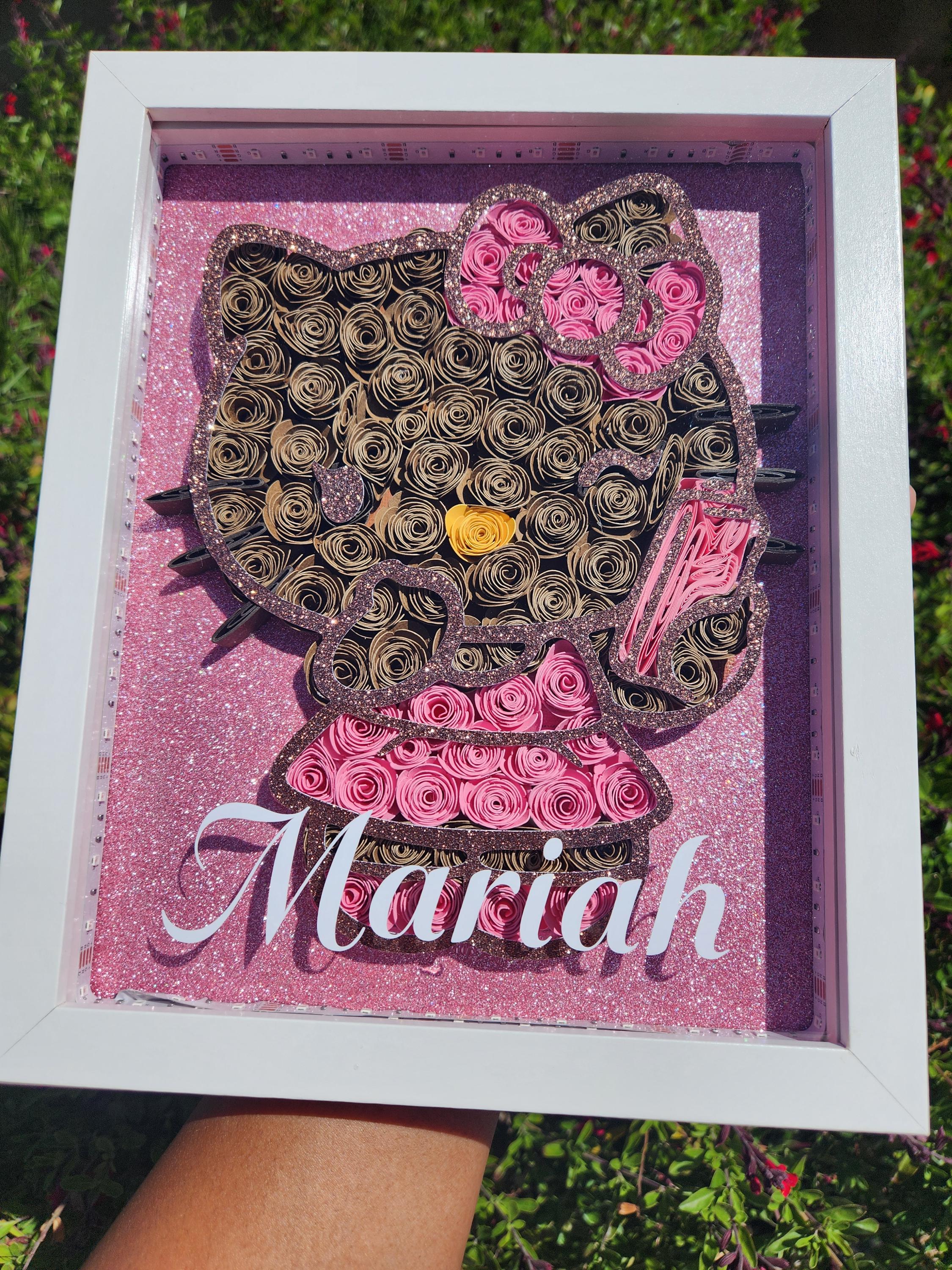 Hello Kitty Inspired Shadowbox - Etsy