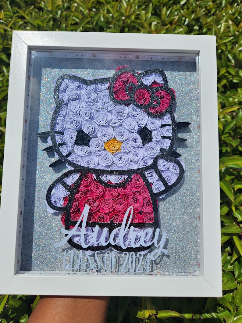 Hello Kitty Inspired Shadowbox - Etsy