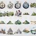 Watercolor Fiji, 45 Fijian Landmarks, Travel Vacation Holiday Digital ...