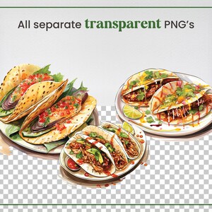 Watercolor Tacos, 28 Mexican Cuisine, Food Culture Culinary Eating ...