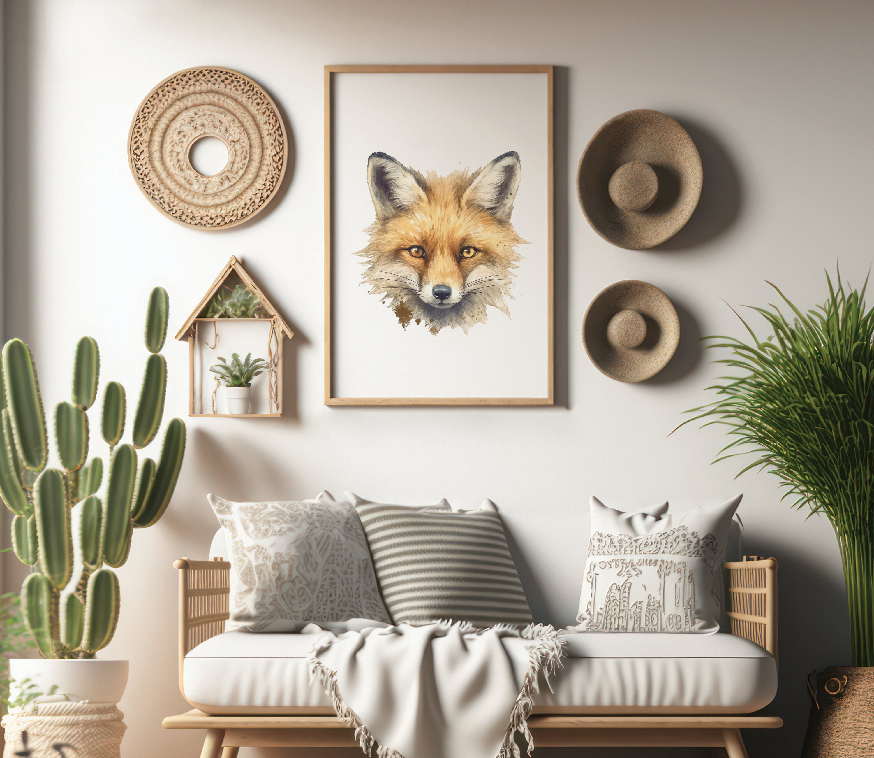 Watercolor Orange Fox 21 Cute Spring Time Clipart Animal - Etsy