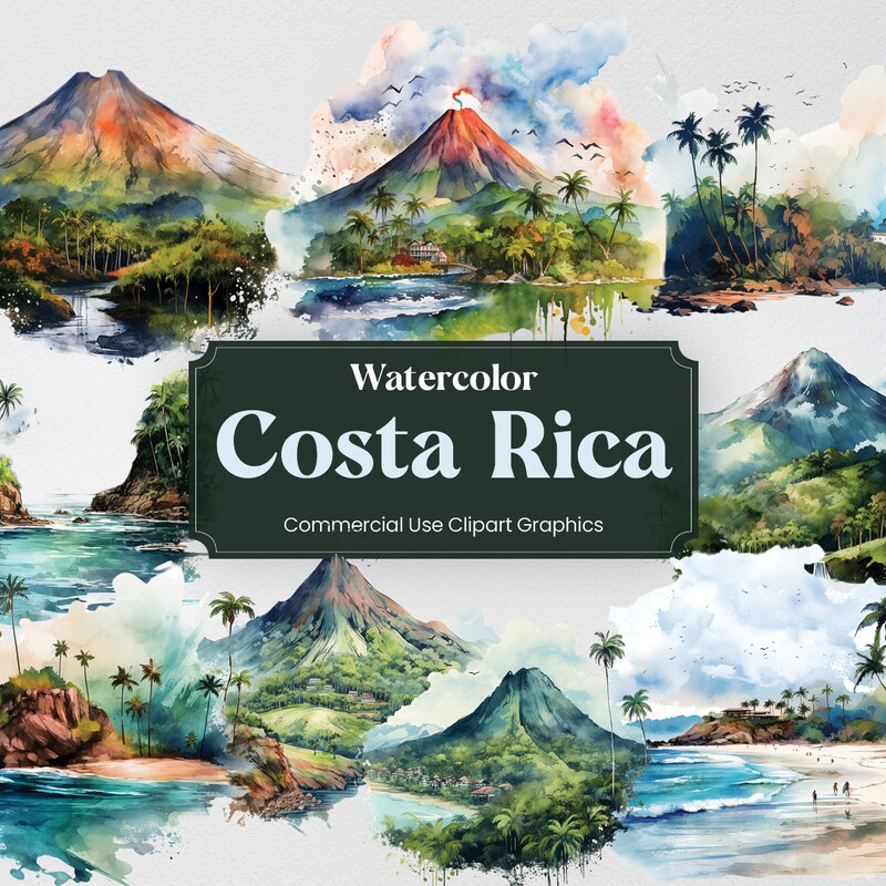 Costa Rica Png - Etsy
