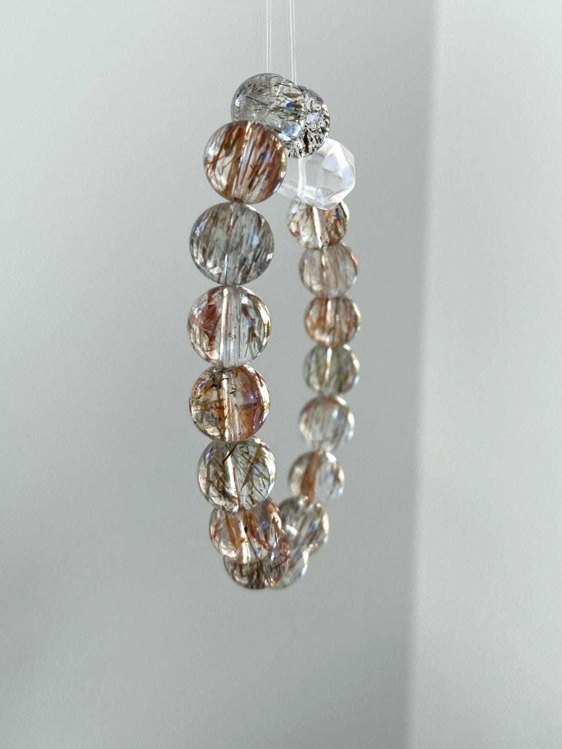 Black Gold Super Seven Crystal Bracelet - Etsy