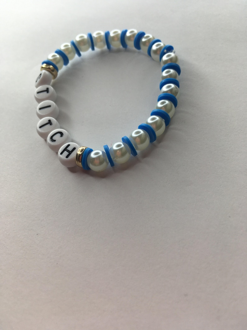 Lilo & Stitch Clay Bead Bracelet Set - Etsy