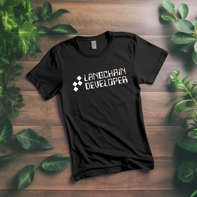 Langchain Developer Tshirt, Prompt Engineer Shirt, Large Language ...