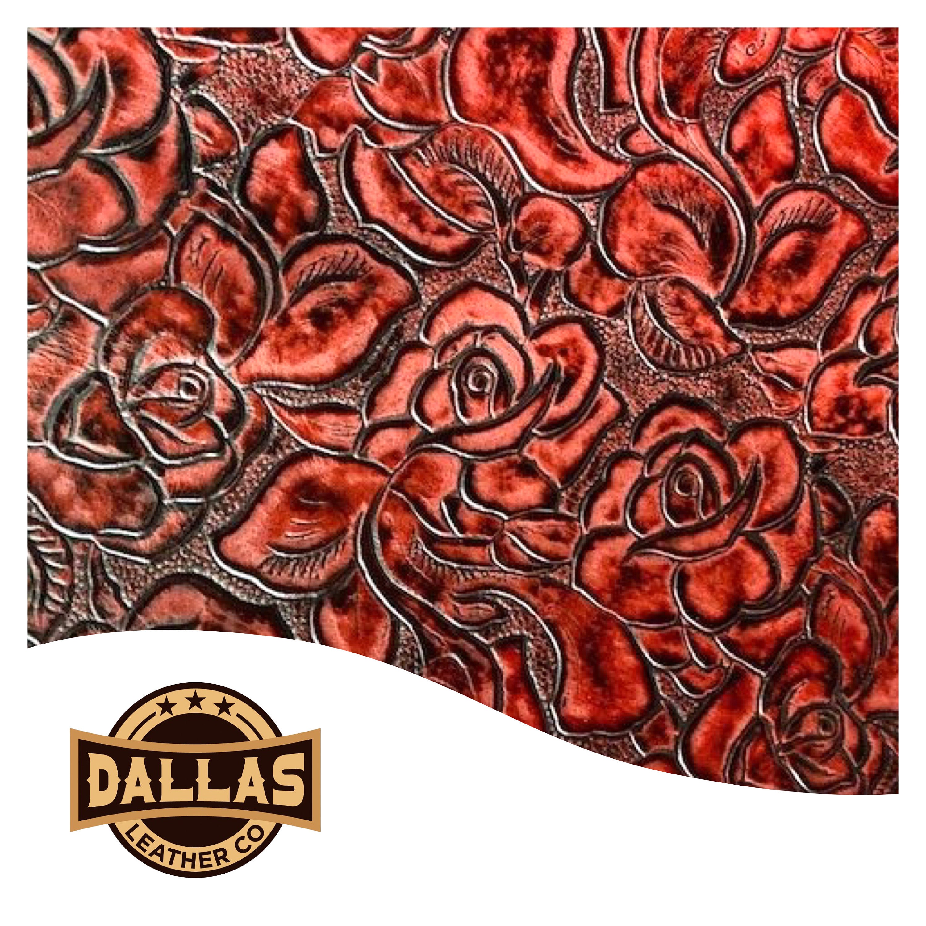 Embossed Leather Cuts | Roses Pomegranate | Pre-cut Sheets Pick Your ...