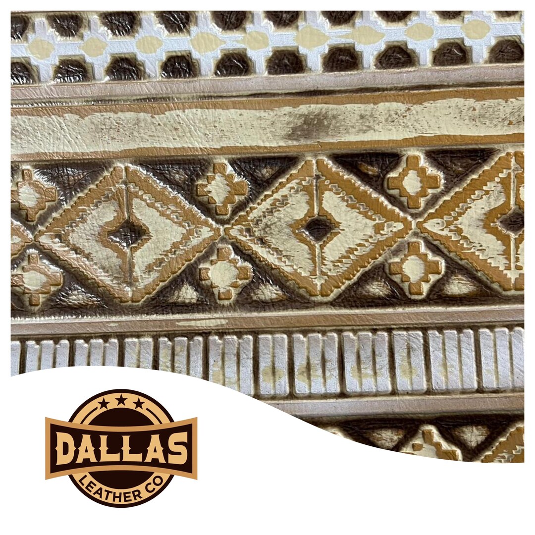 Embossed Leather Cuts | Navajo Apache | Pre-cut Sheets | Dlco | Sizes ...