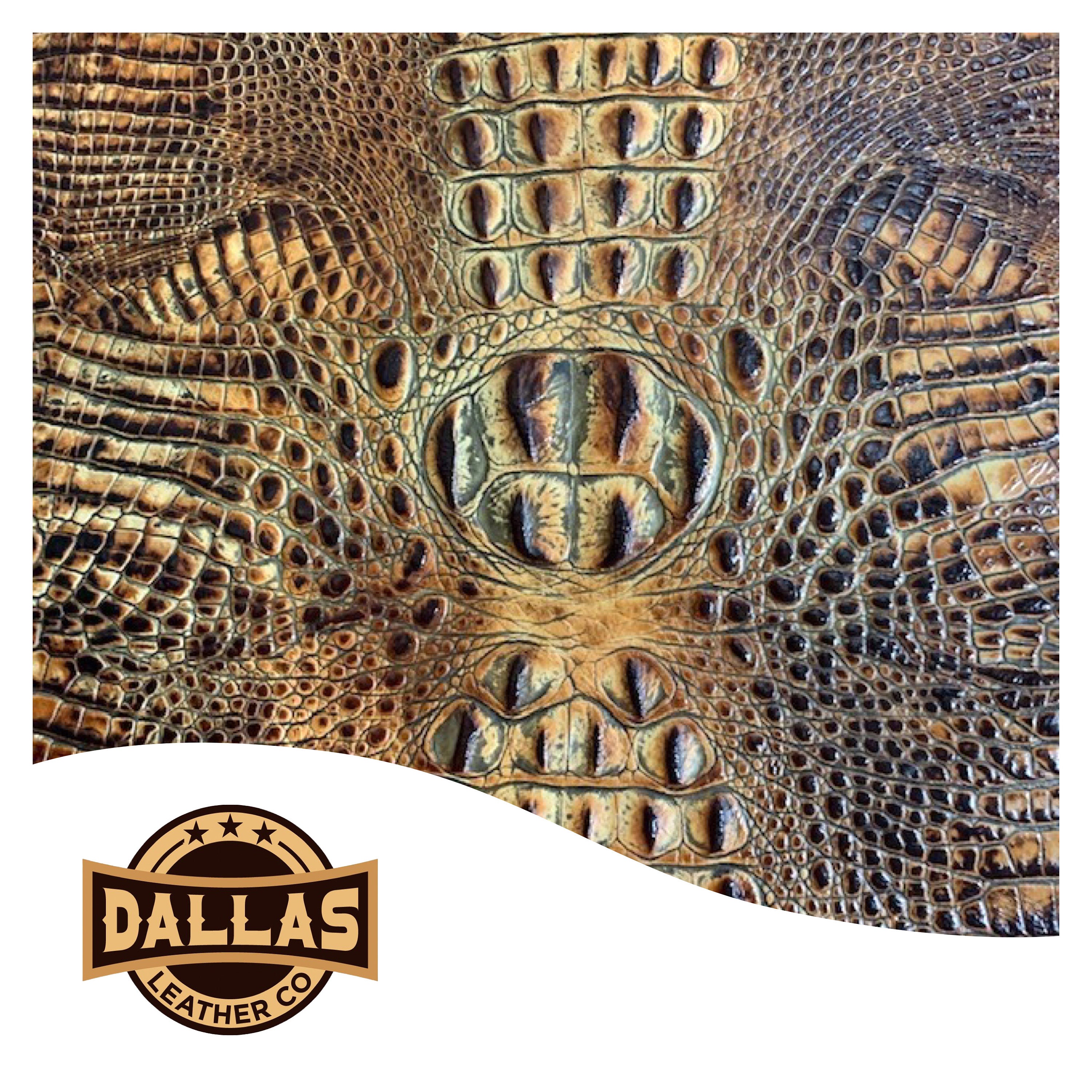 Embossed Leather Cuts | Alligator Savannah | Pre-cut Sheets Select Size ...