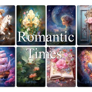 Romantic Times Lenormand 49 Cards 10.5 X 7.5 Cm Glossy 350 Grams - Etsy