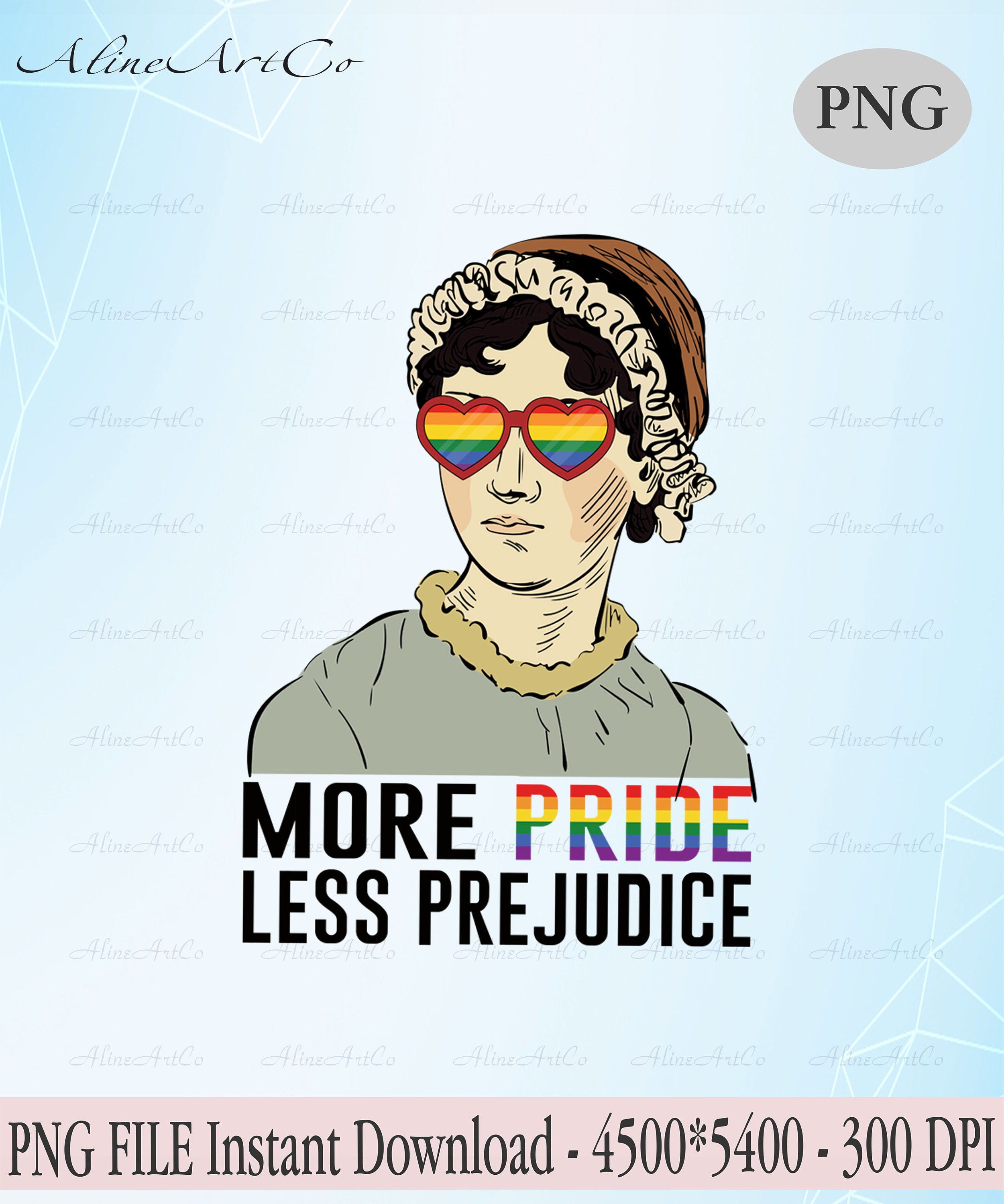 More Pride Less Prejudice Lgbt Png LGBT Png Sunglass Rainbow - Etsy
