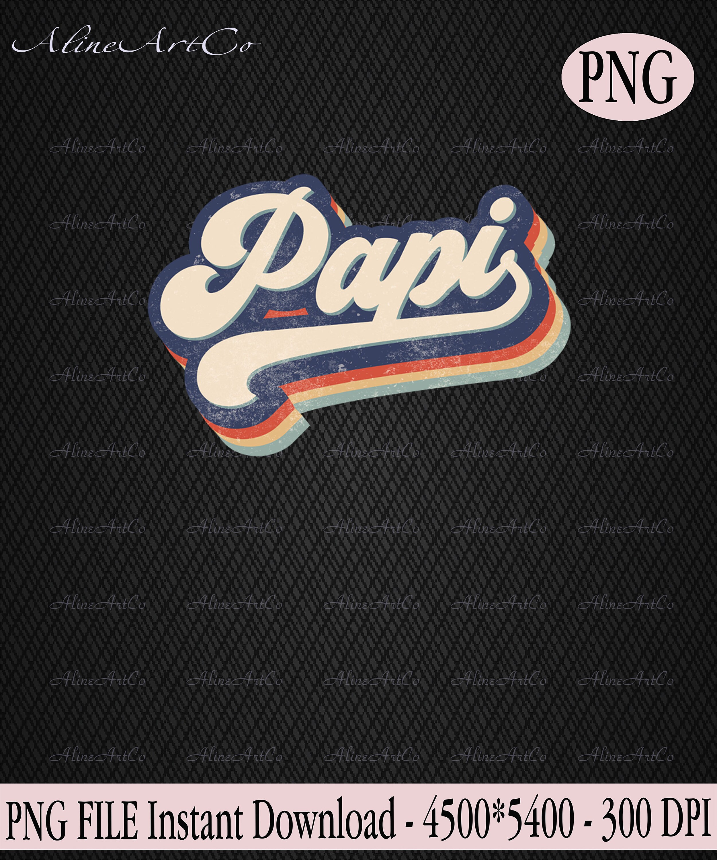 Retro Papi Png Día del padre Png Diseños de sublimación - Etsy México