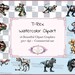 T-rex Clipart - Watercolor Tyrannosaurus Rex Dinosaur Clipart Instant ...