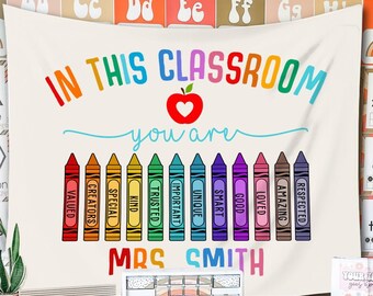 In This Classroom Tapestry - Etsy