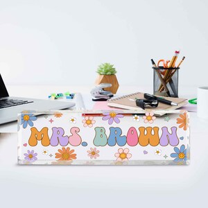 Teacher Appreciation Gifts, Personalized Teacher Name Block, Teacher ...