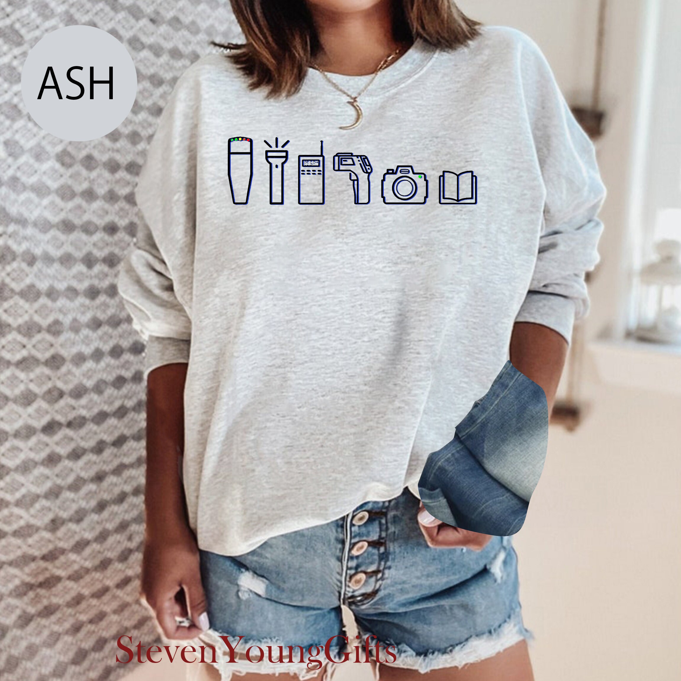 Phasmophobia Equipment Shirt, Phasmophobia Shirt, Video Game Shirt ...