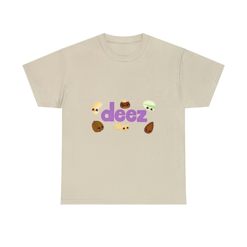 Deez Nuts Kawaii Hand-drawn T-shirt Design by Envtuber Ssakana Sushi ...