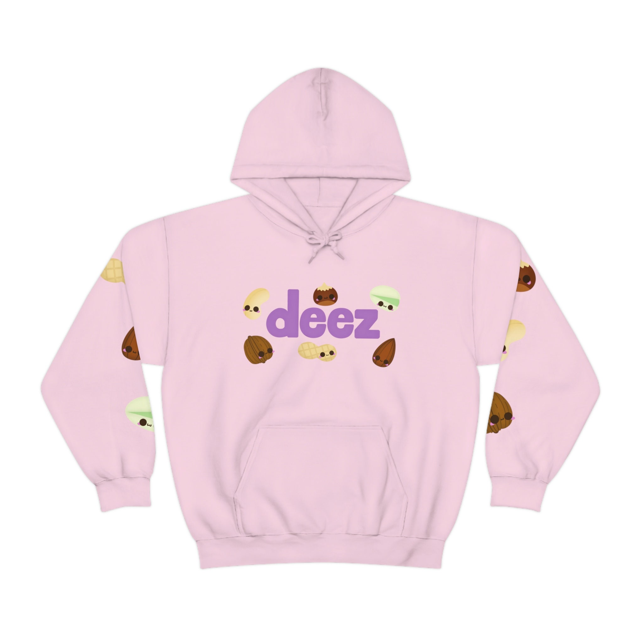 Deez Nuts Kawaii Funny Anime Hand-drawn Hoodie Design by Envtuber ...