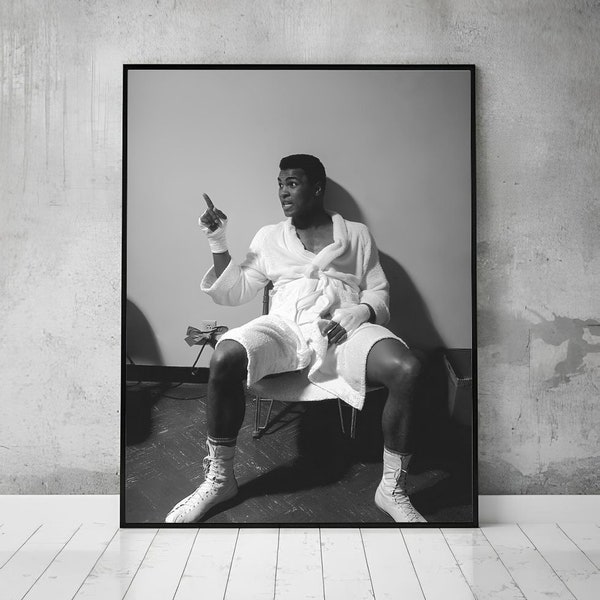 Muhammad Ali Canvas - Etsy