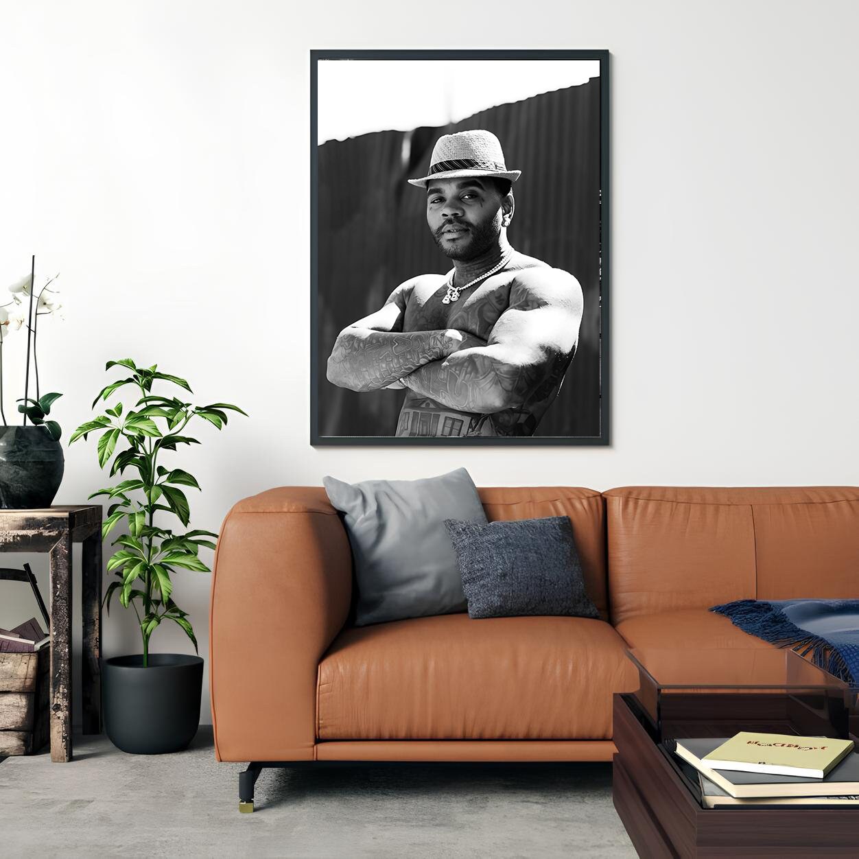 Kevin Gates Poster American Rapper Wall Art Black and White - Etsy