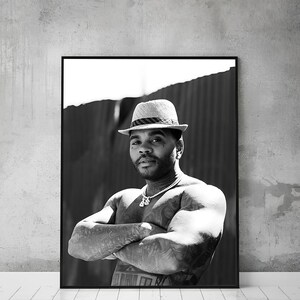 Kevin Gates Poster American Rapper Wall Art Black and White - Etsy