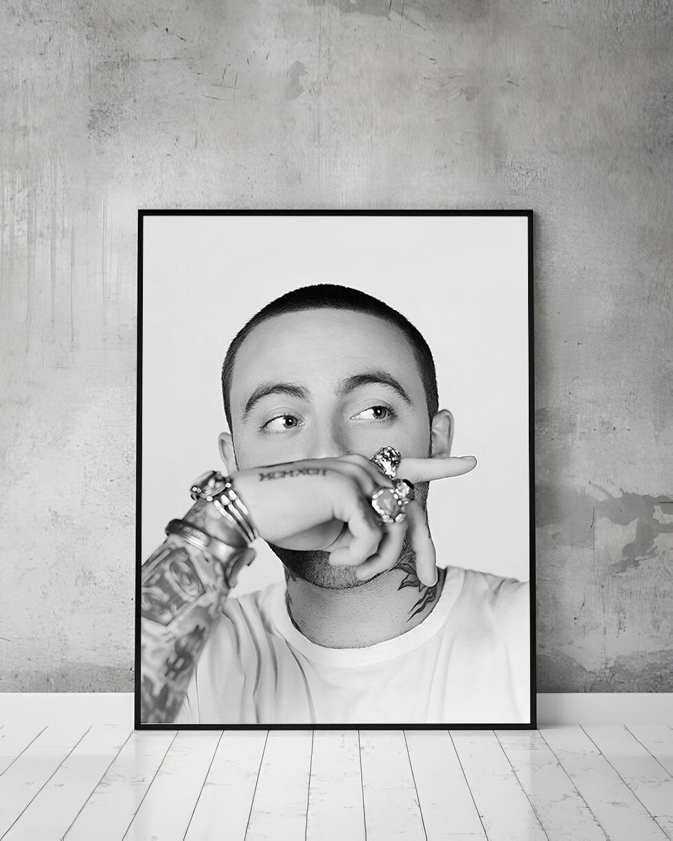 Mac Miller Poster Miller Wall Art Vintage Wall Art Cool - Etsy