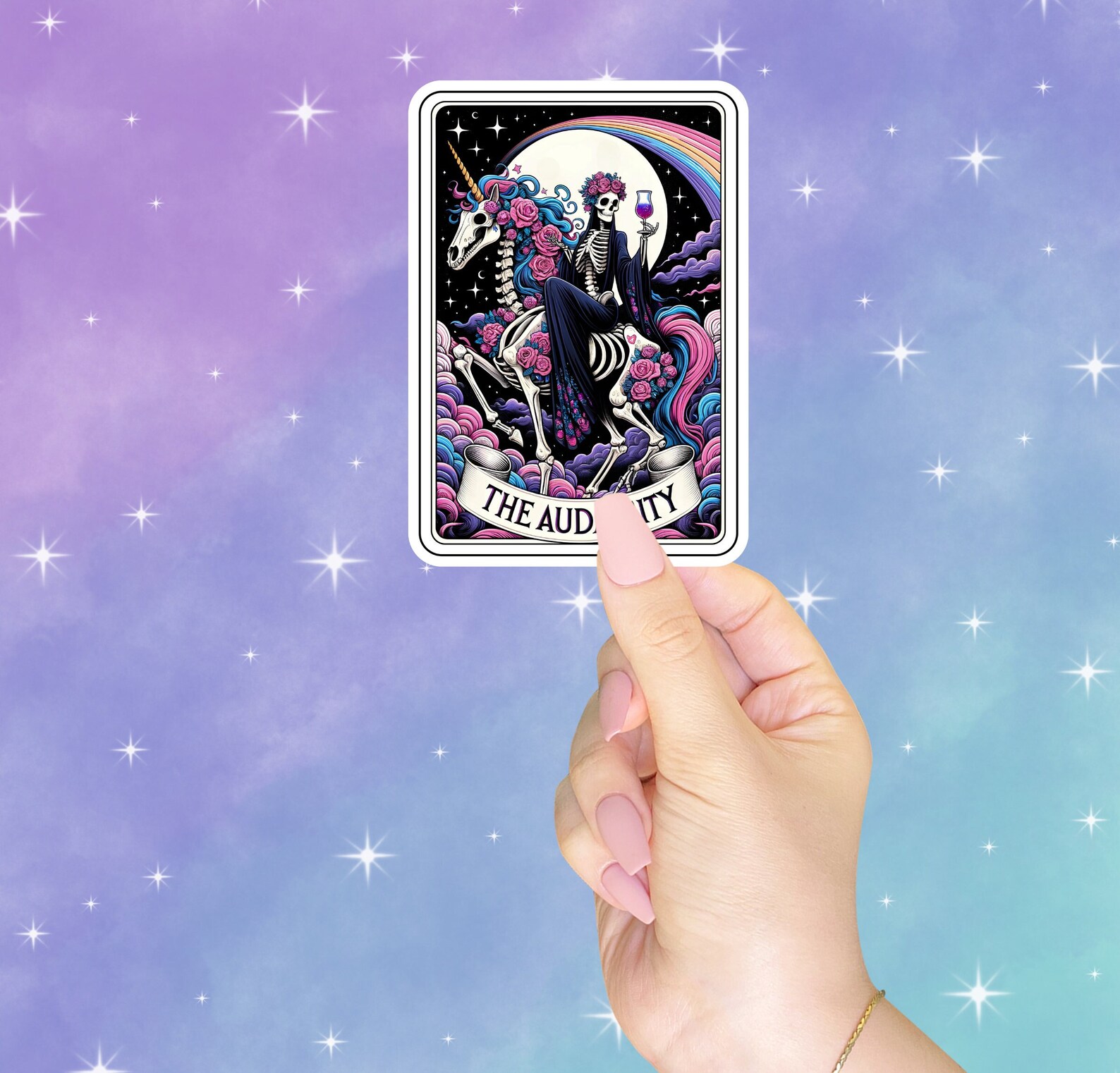 The Audacity Sticker, Funny Tarot Card Decals, Funny Mom Gift, Best ...