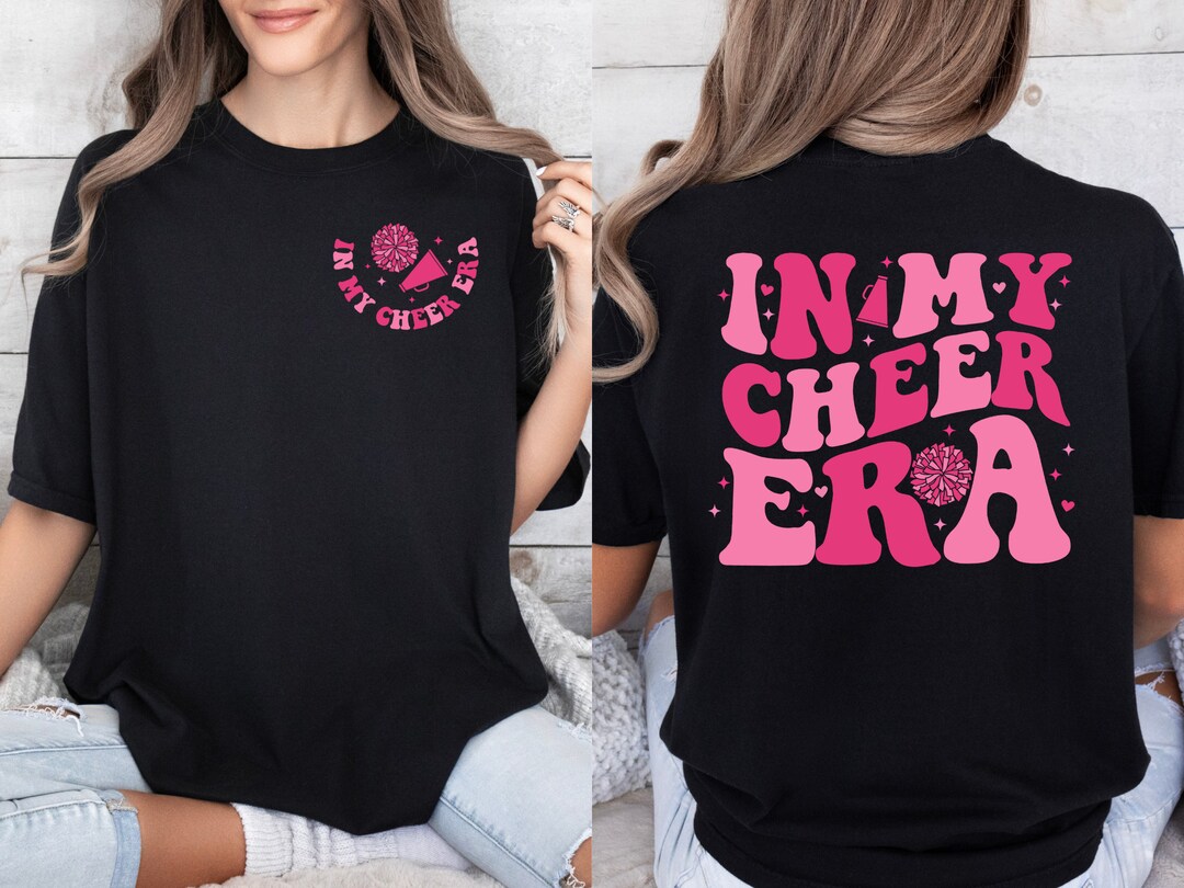 In My Cheer Era, Girls Cheer Shirt, Cheer Competition Shirt, Trendy ...