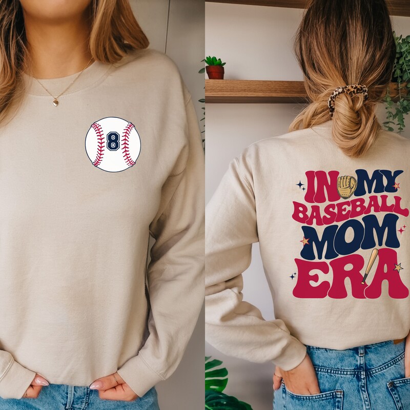Baseball Mom Sweatshirt - Etsy