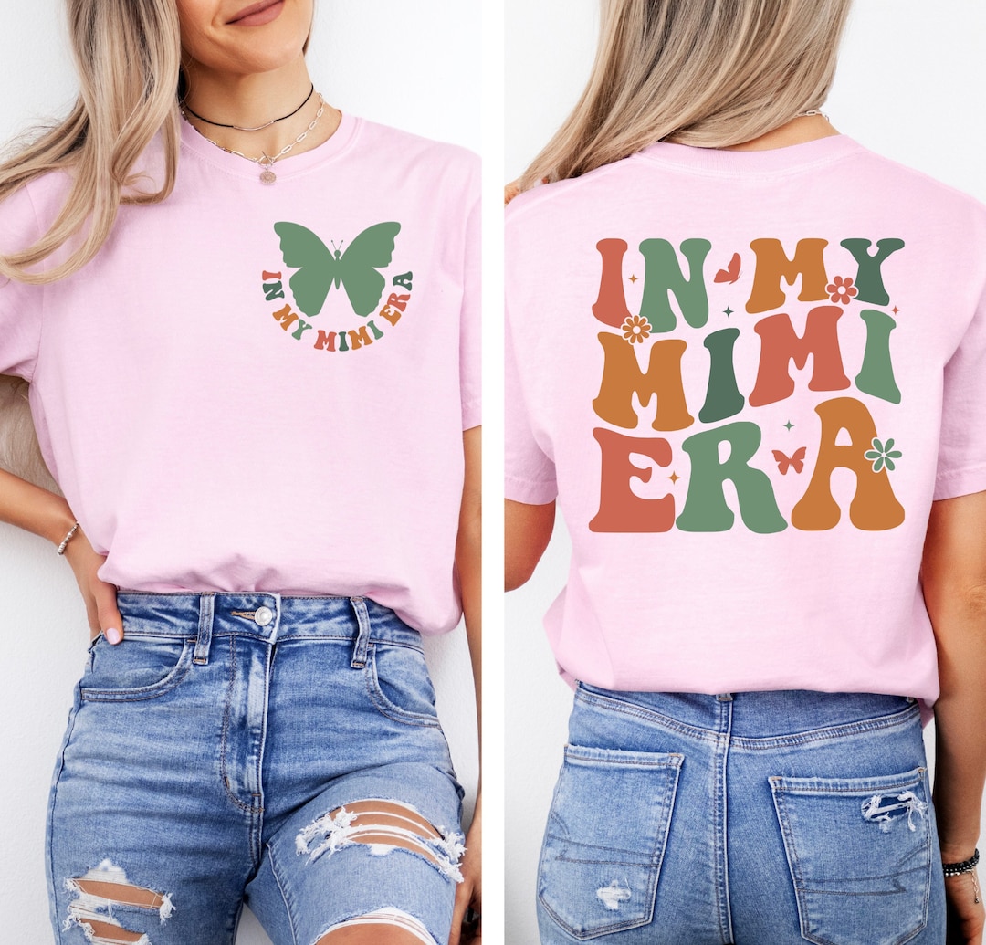 In My Mimi Era Shirt, Grandma Shirt, Gift for Grandma, Favorite Grandma ...