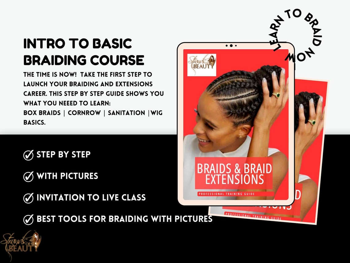 Hair Braiding Introductory Course - Etsy