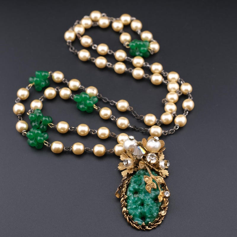 Miriam Haskell Necklace - Etsy