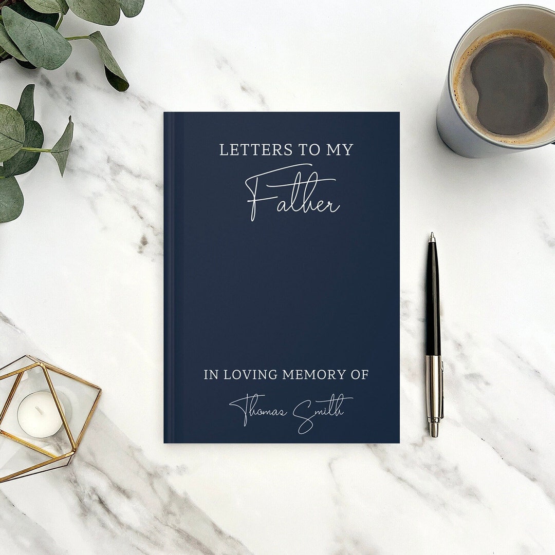 Letters to My Father Memorial Journal, Loss of Mother Gift, Son Sister ...