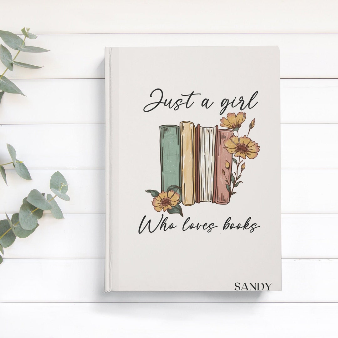 Boho Floral Blank Reading Theme Notebook, Book Lover Review ...