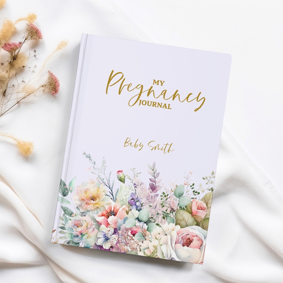 My Pregnancy Personalized Journal, Expectant Mother Gift, Blank ...