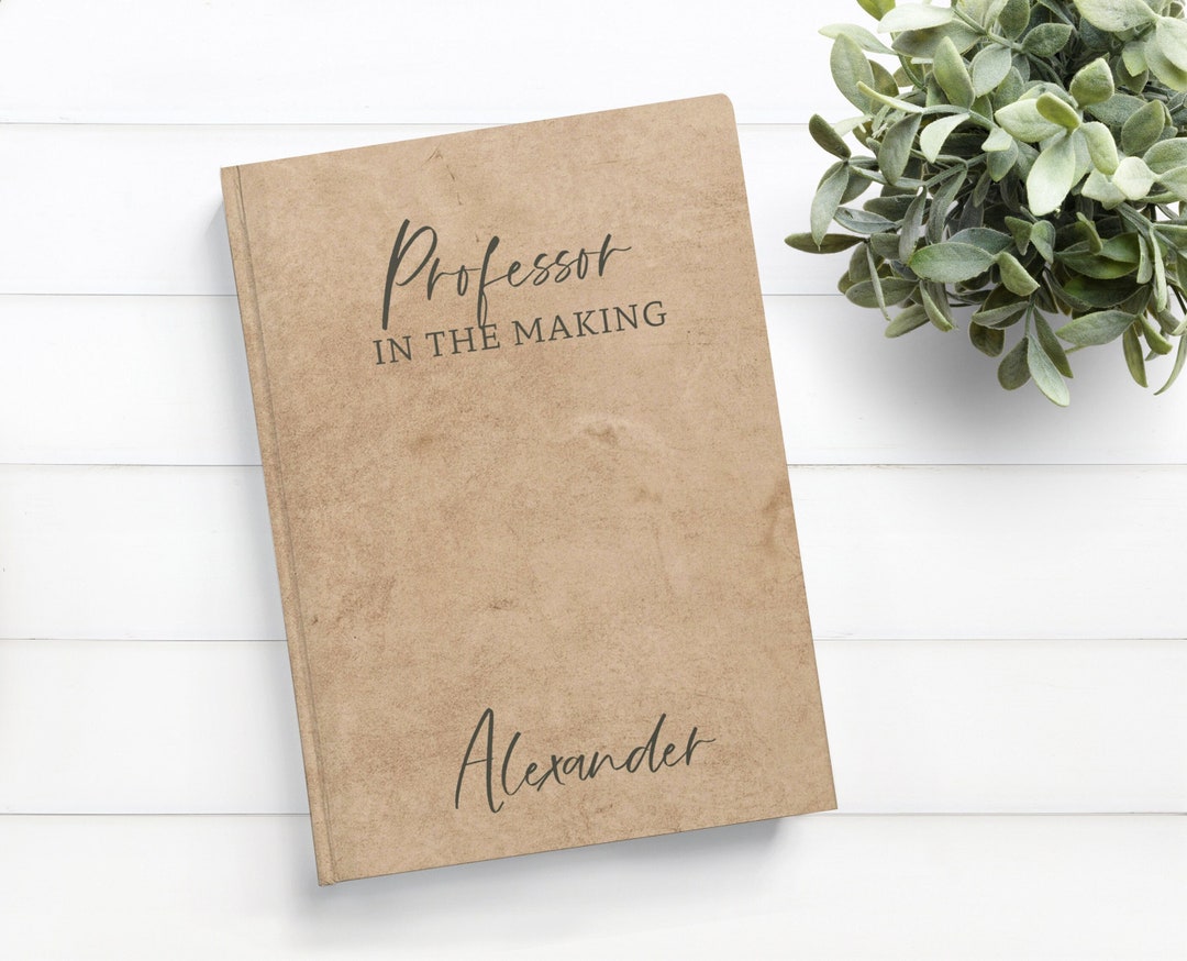 Blank Professor Notebook Custom Personalized Profession/name - Etsy