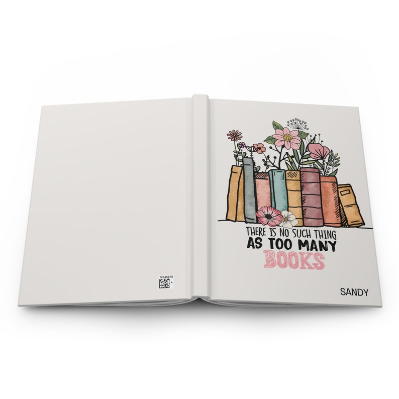 Floral Blank Reading Theme Notebook Book Lover Review Log - Etsy