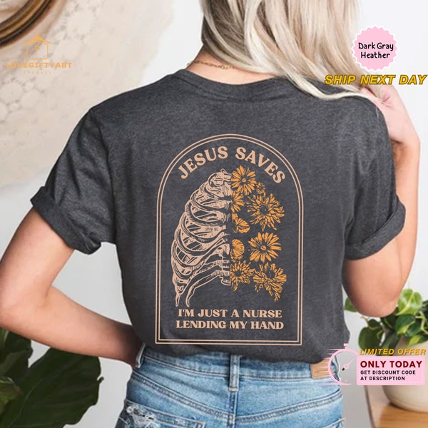 Jesus Saves Im Just a Nurse Svg - Etsy