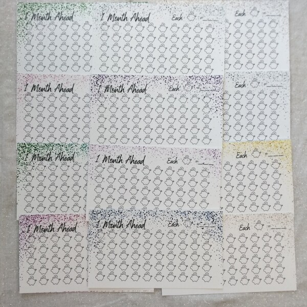 One Month Ahead Tracker - Etsy