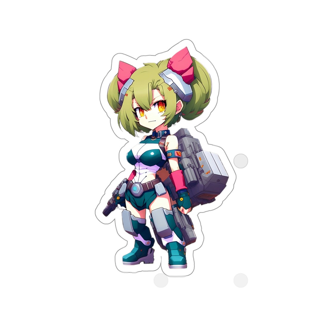 Chibi Weapons Master Kikyo Kiss-cut Stickers - Etsy