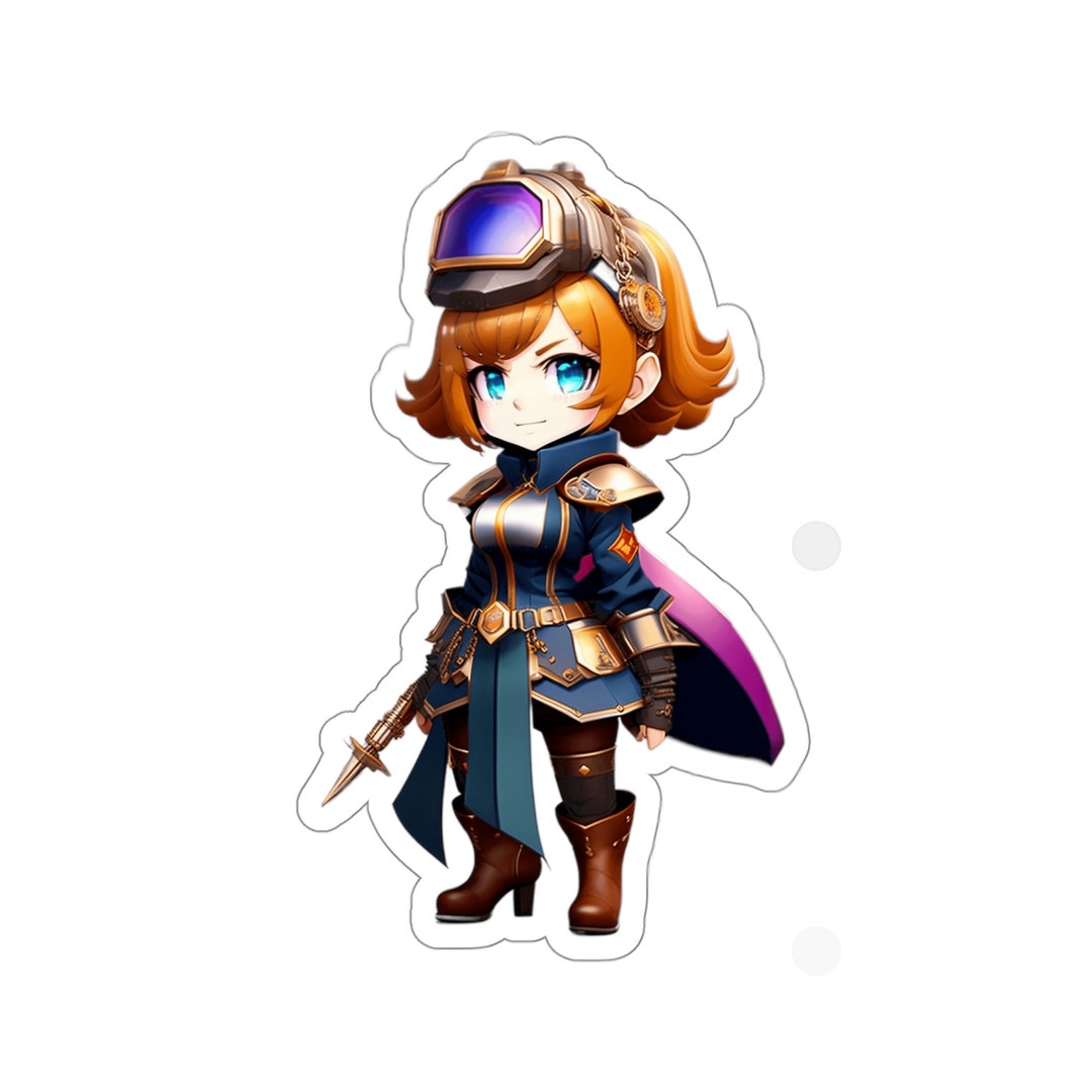 Chibi Airship Knight Beatrice Lestrange Kiss-cut Stickers - Etsy
