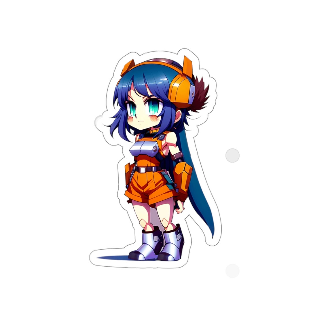 Chibi Cyberpunk Edgerunner Rei Kiss-cut Stickers - Etsy